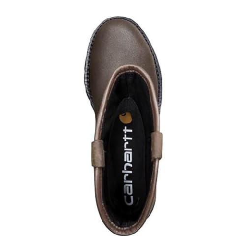 Carhartt Men's Heritage WP 11" Steel Toe Wellington, Crazy Horse Brown Oil Tan - 15 W