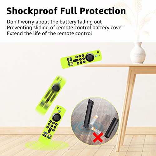 3 Pack Remote Case (Glow Green+Rose+Sky Blue)
