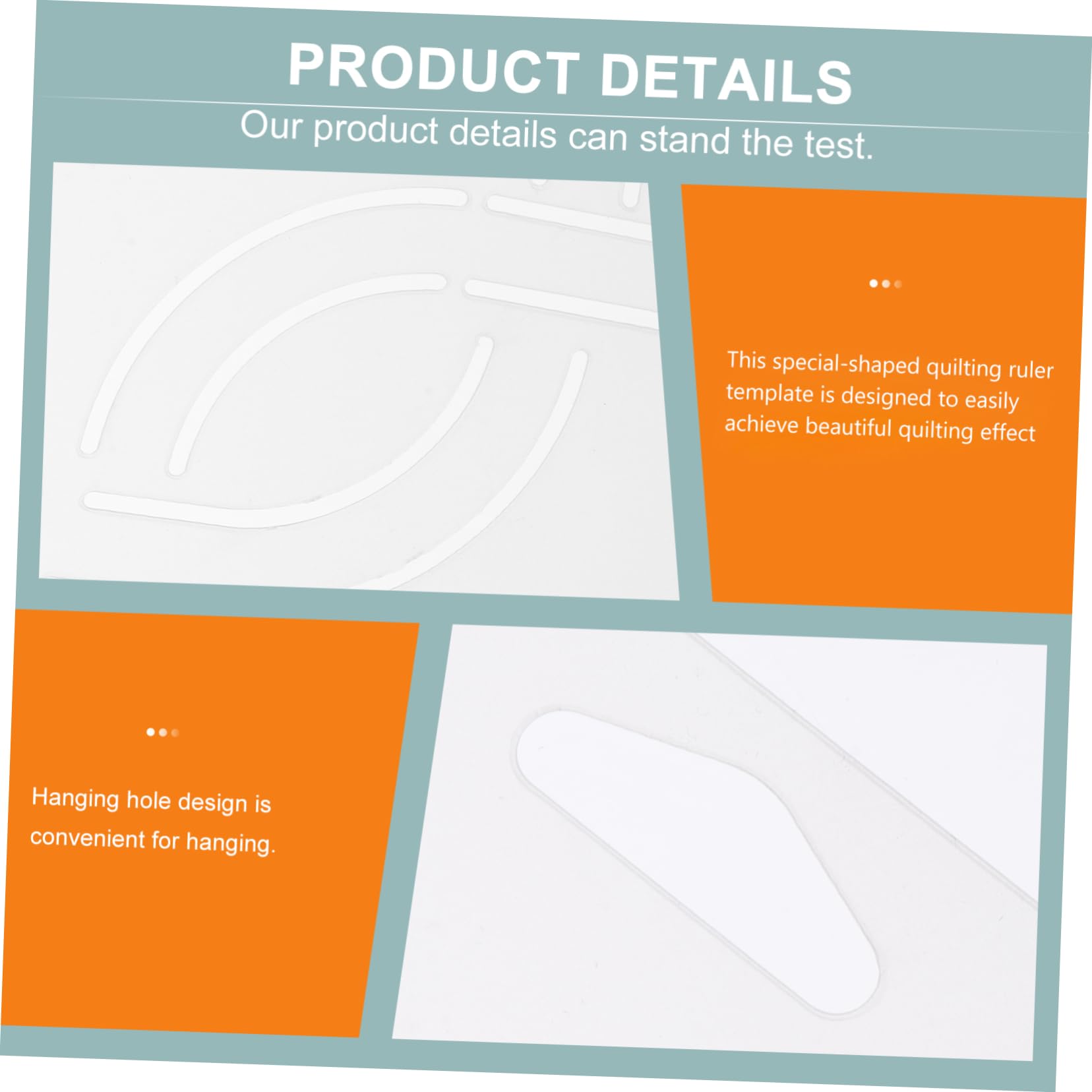 2pcs Embroidery Template DIY Sewing Templates Quilting Craft Sewing Patchwork Template Shaped Templates Sewing Supplies Plastic Quilting Tools DIY Quilting Templates DIY Templates