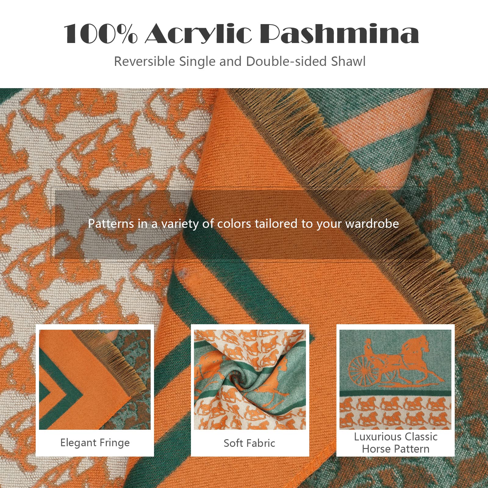 LIFWARM Scarfs for Women Shawls and Wraps for Evening Dresses Pashmina Scarves Blanket Cardigan Cape