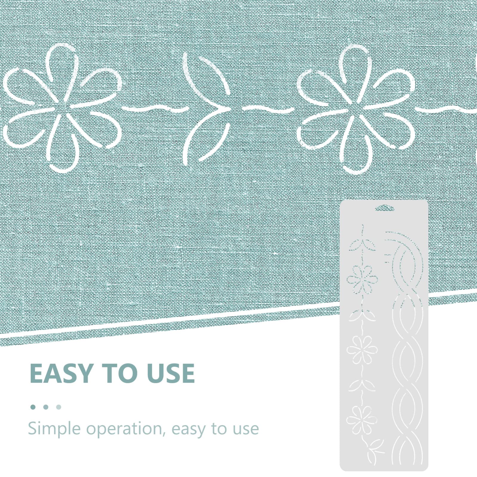 Ciieeo Quilt Stencil 2Pcs Quilting Creations Stencils for Machine and Hand Quilting Quilt Plastic Stencils for Borders