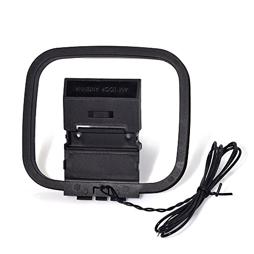 Bingfu AM Loop Antenna with 2 Pin Bare Wire Compatible with Pioneer Onkyo Yamaha Marantz Pyle Indoor Radio Bluetooth Home Stereo Receiver AV Audio Video Home Theater Receiver Power System