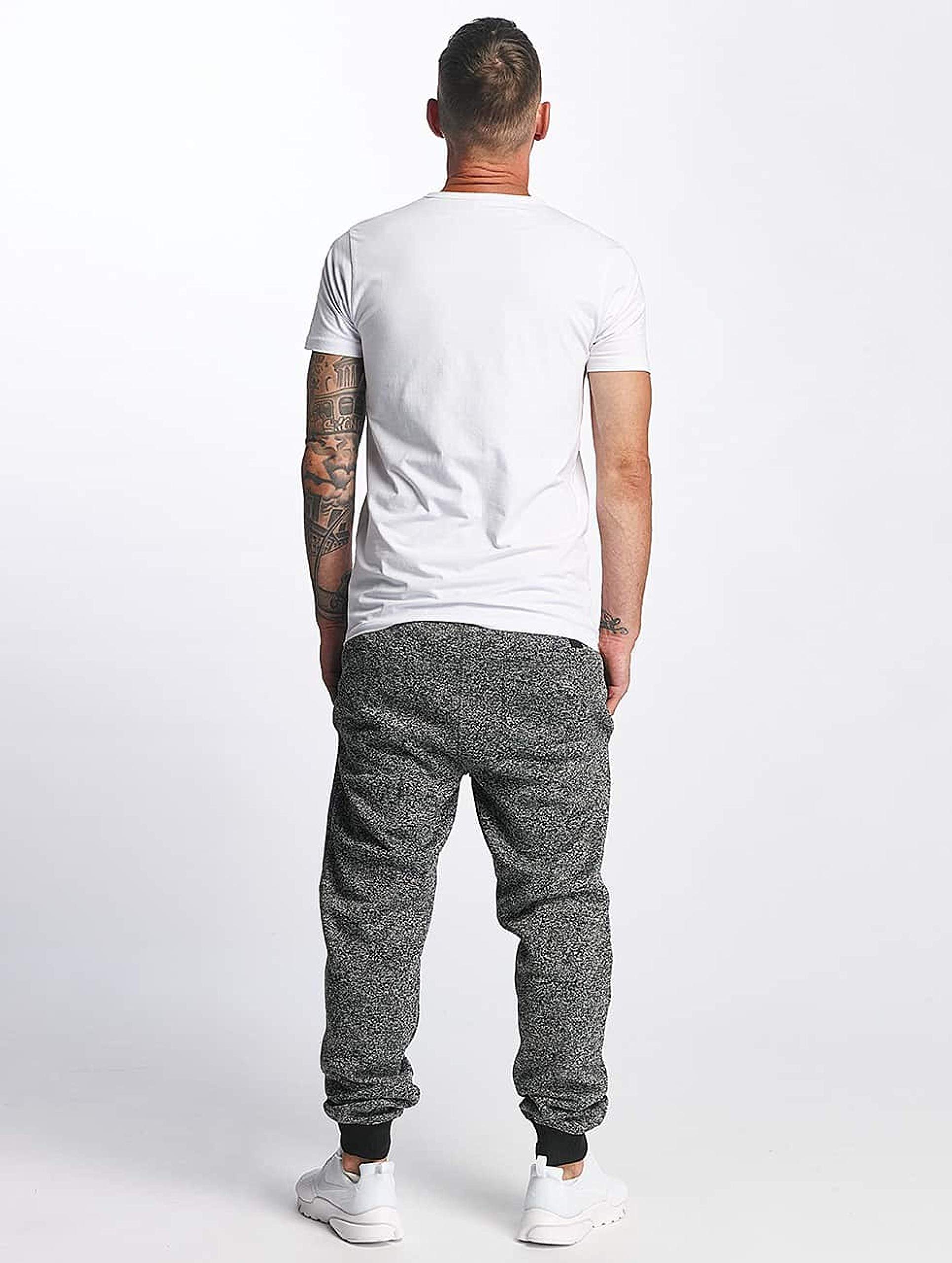 Southpole mens Basic Fleece Marled Jogger Sweatpants, Black(marled), Large US