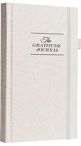 The Gratitude Journal: 5 Minute Journal - Just Five Minutes a Day to Inspire Thankfulness, Mindfulness, Positivity, Happiness, Affirmation, Productivity & Self Care - Undated Daily Reflection & Gratitude Journal for Women & Men - Upgraded with Pen Holder,