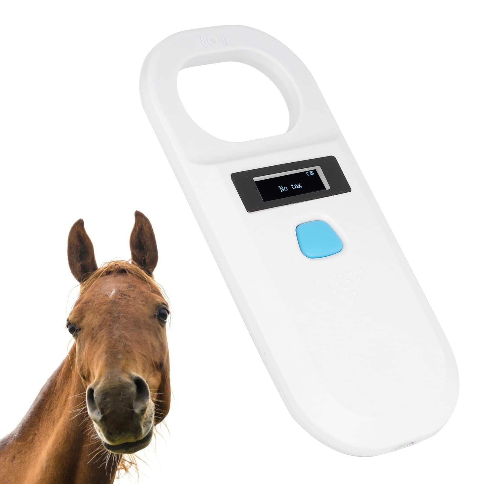 Pet Microchip Scanner Dog Cat Chip Scanner Dog Microchip Reader Horse Label Tag ID Identification Reader for Poultry Resource Management