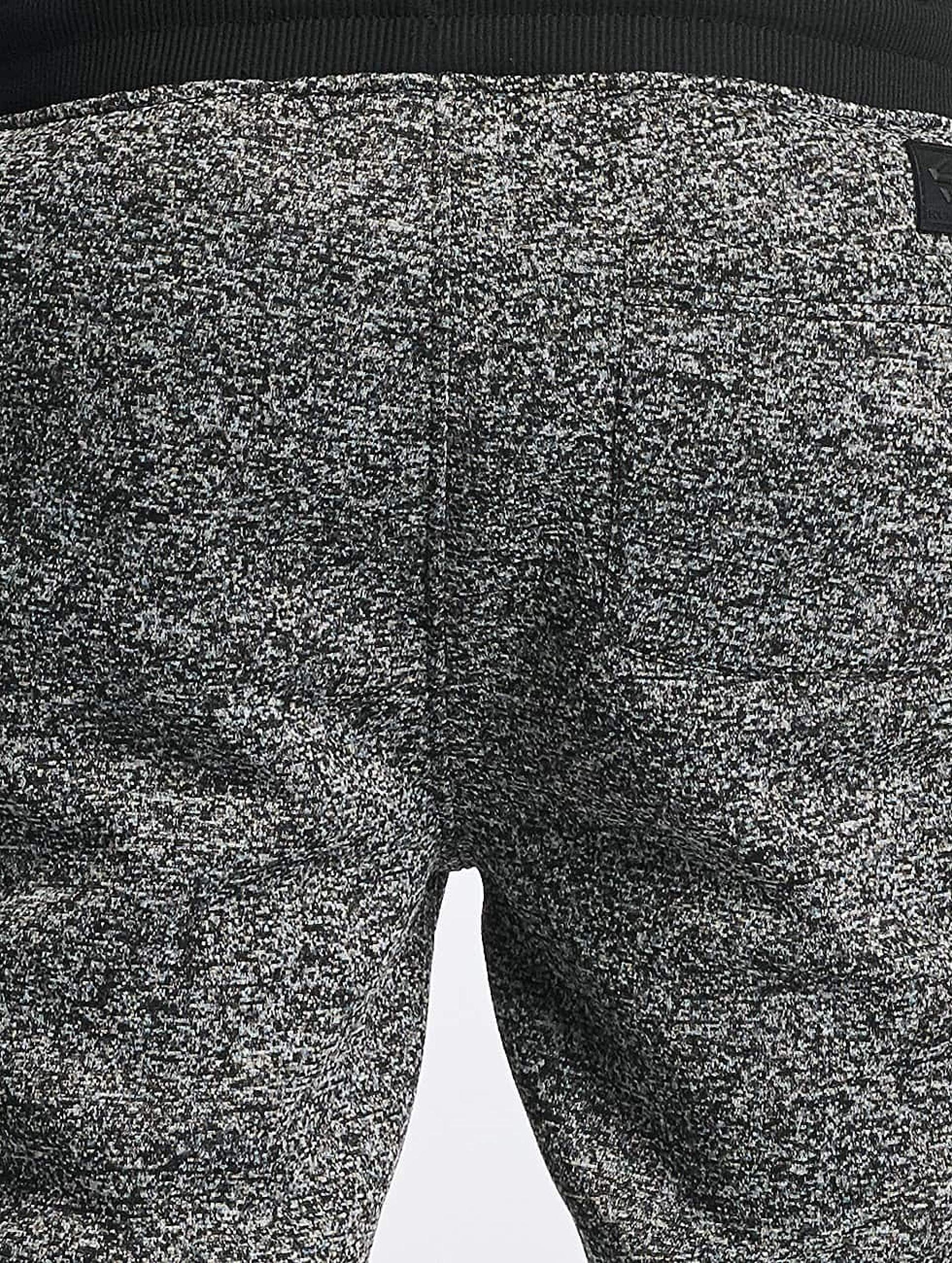 Southpole mens Basic Fleece Marled Jogger Sweatpants, Black(marled), Large US