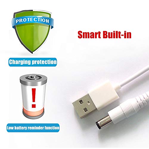 RED-NI RED-NI Sonic Electric Toothbrush, 4 Free Replacement Heads Included as Gifts Ideal for Adult Children and Couples Use USB Fast Charging Waterproof Toothbrush,Model: ET201 (White)
