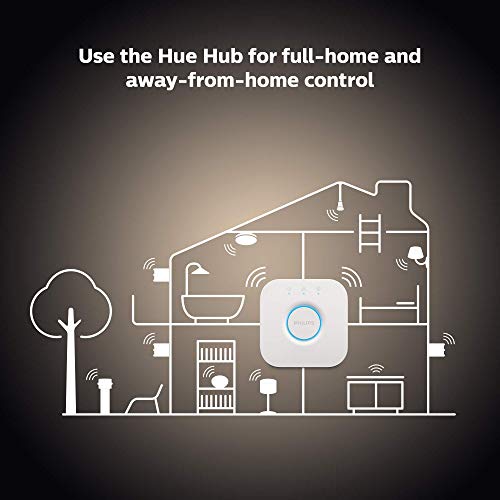 Philips 461004 Hue White Ambiance A19 60W Equivalent Dimmable LED Smart Bulb (Compatible with Amazon Alexa, Apple HomeKit, and Google Assistant)