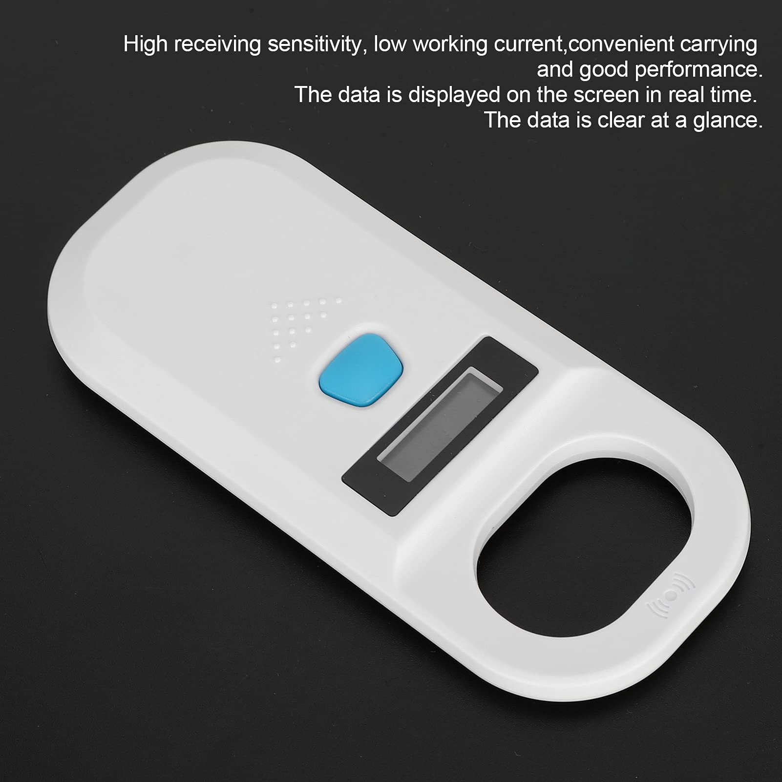 Pet Microchip Scanner Dog Cat Chip Scanner Dog Microchip Reader Horse Label Tag ID Identification Reader for Poultry Resource Management