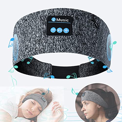Sleep Headphones Bluetooth Headband, Adeleloth Adjustable Soft Sleep Headphones Headband,Long Time Play Headphone Band with Built in Speakers Perfect for Sleep,Workout,Running,Yoga,Travel