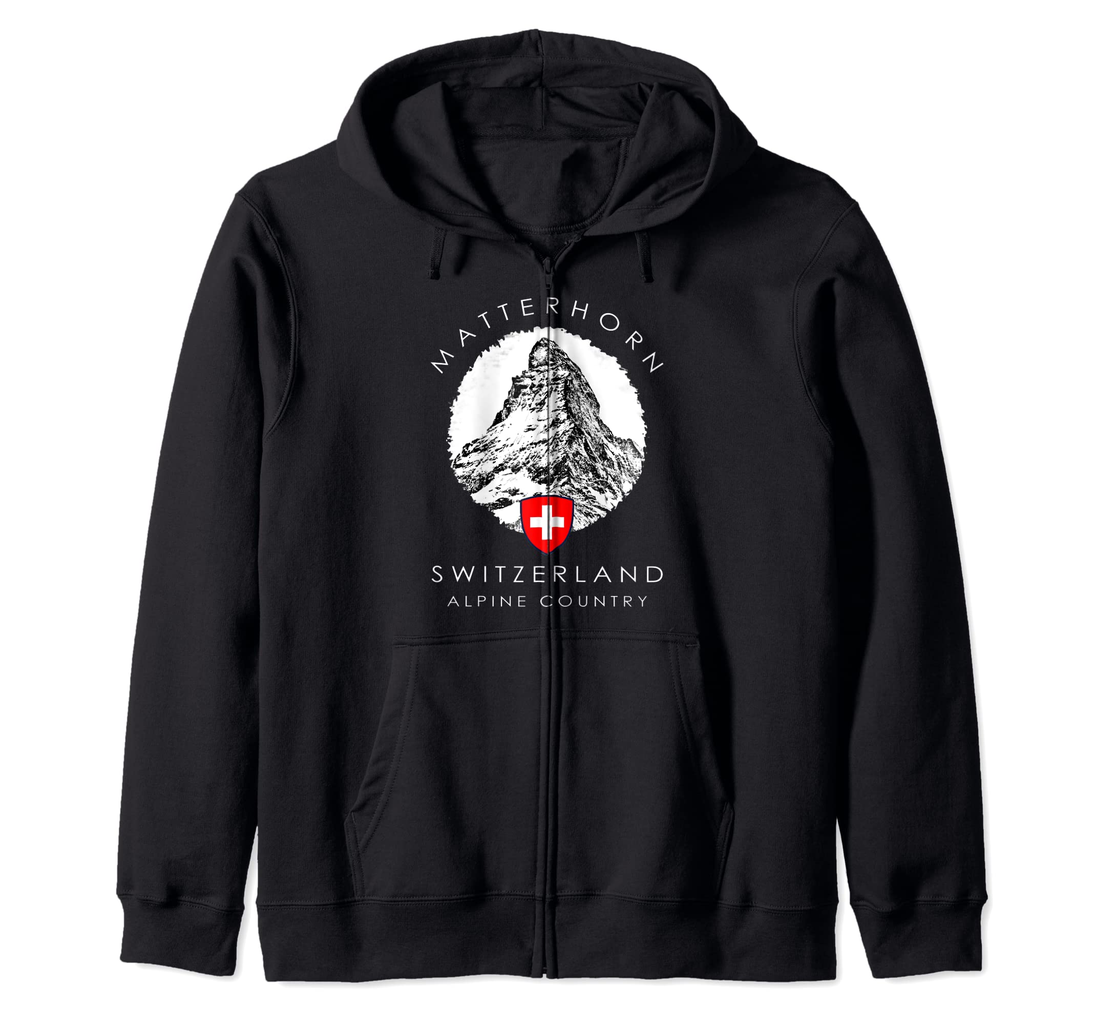 Switzerland Matterhorn XO4U Original Zip Hoodie