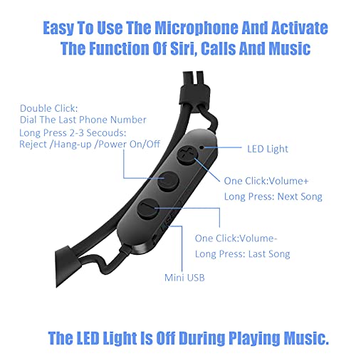 SICCOO Bluetooth Sleep Headphones Wireless Earbuds Soft in-Ear for Sleeping, 30 Hours Music Time Headsets for Insomnia,Side Sleeper - Black