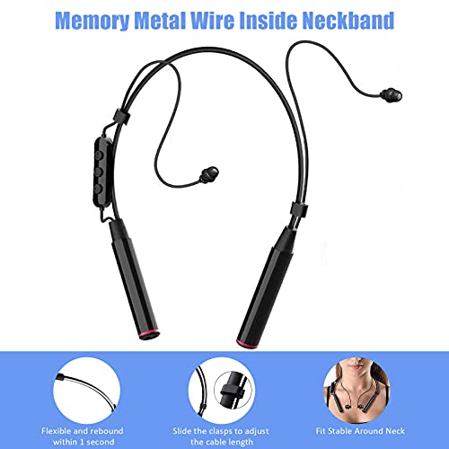 SICCOO Bluetooth Sleep Headphones Wireless Earbuds Soft in-Ear for Sleeping, 30 Hours Music Time Headsets for Insomnia,Side Sleeper - Black