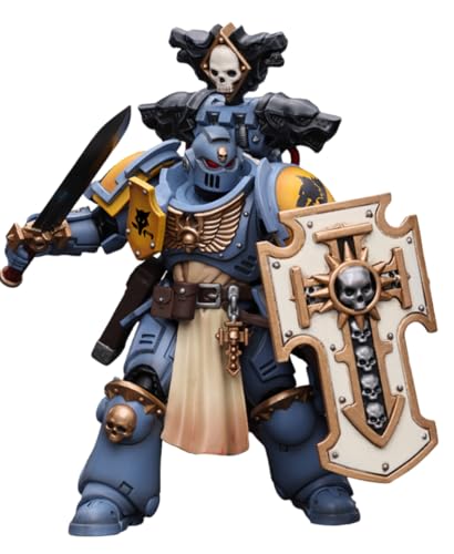 HiPlay JoyToy Warhammer 40K Collectible Figure: Primaris Space Marines Space Wolves Bladeguard Veteran 1:18 Scale Action Figures JT2795 (Space Wolves JT2795)