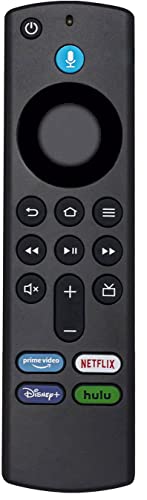 Voice Remote (3rd Gen) Replacement for Alexa Voice Remote, Compatible with Fire TV Stick 4K, Fire TV Stick (2nd & 3rd Gen), Fire TV Cube (1st and Later), Fire TV (3rd Gen), Fire TV Stick Lite