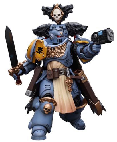 HiPlay JoyToy Warhammer 40K Collectible Figure: Primaris Space Marines Space Wolves Bladeguard Veteran 1:18 Scale Action Figures JT2795 (Space Wolves JT2795)