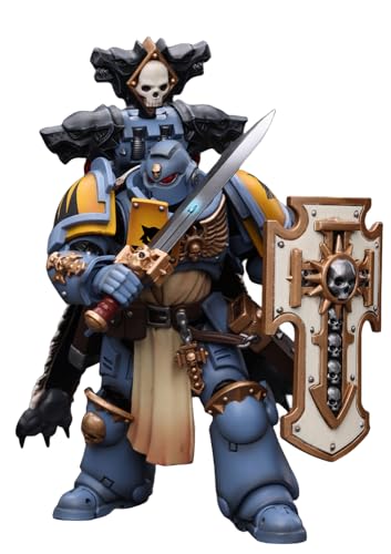 HiPlay JoyToy Warhammer 40K Collectible Figure: Primaris Space Marines Space Wolves Bladeguard Veteran 1:18 Scale Action Figures JT2795 (Space Wolves JT2795)