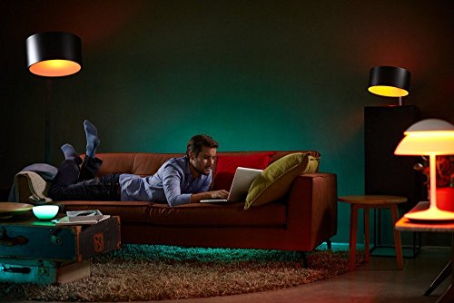 Philips Hue White and Color Ambiance Starter Kit (Older Model, 3 A19 Bulbs and 1 Bridge, Compatible with Amazon Alexa, Apple HomeKit and Google Assistant)