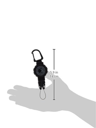 BOOMERANG TOOL COMPANY Scuba Retractable Gear Holder with Carabiner - Black