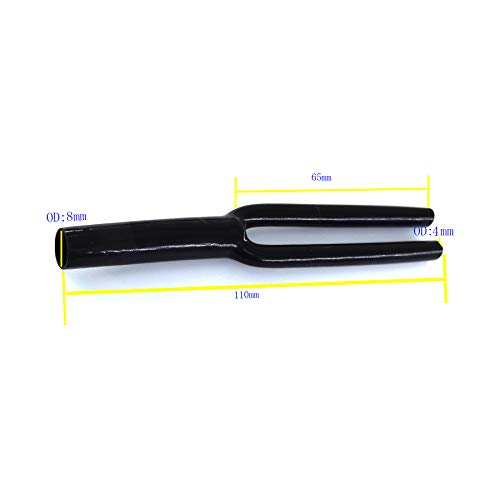 WJSTN Speaker Wire Pants(Y Boot) Cable Pants 8mm 2-Conductor, Black (Pack of 12) Insulated Heat shrinkable Tube (Shrink Ratio2:1,6ft)