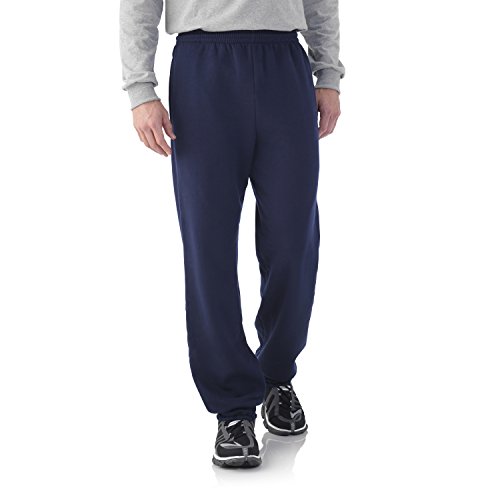 Fruit of the Loom Best Collection™ Men's Fleece Elastic Bottom Pant X-Large JNAVY