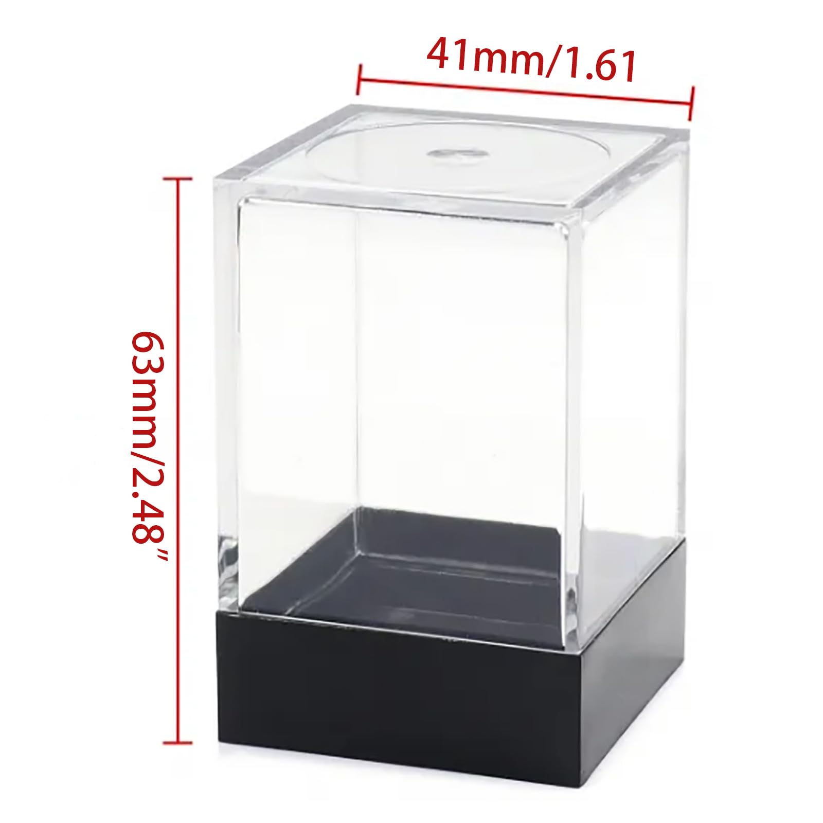 36 of Pack 12MM 6 Sided Mini Dice Set,Two Colours D6 Game Dice Set, 6 Sided Standard Dices for Yahtzee, Bunco or Teaching Math,with Portable Plastic Box(Dark Red+Black)