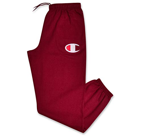 Champion Big and Tall Sweatpants for Men - Fleece Jogger Sweatpants Embroidered