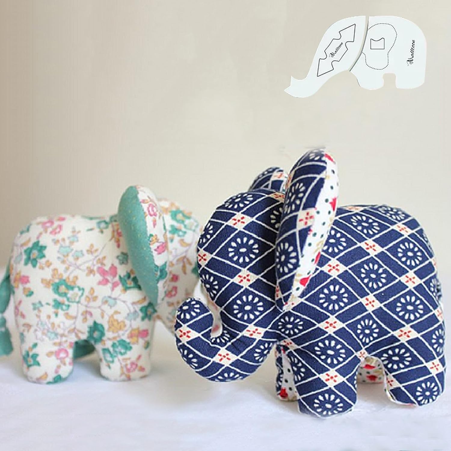 Lovely Elephant Decor Template- with Instructions, Lovely Elephant Decor Template, 2023 New Elephant Quilting Rulers and Templates, DIY Gifts (8 in)