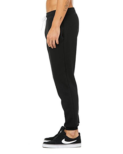 Bella + Canvas Unisex Jogger Sweatpant XS BLACK