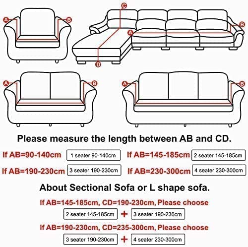 Velvet Sofa Slipover for L/U Shape Chaise Lounge Sofa Cover, Stretch 1 2 3 4 Seat Sectional Couch Cover Non Slip Furniture Protector (Light Blue,L Shape(3seat+4seat))