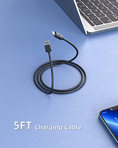 Micro USB Fit for Tozo T6, Jabra Elite 65t, Evolve 75 65 UC, Cowin e7, Samsung AKG, Aomais Go,Sport II Portable,Bugani M83 M99 M90, Treblab HD77 Z2 X5 Bluetooth Headphones Speakers Charger Cable