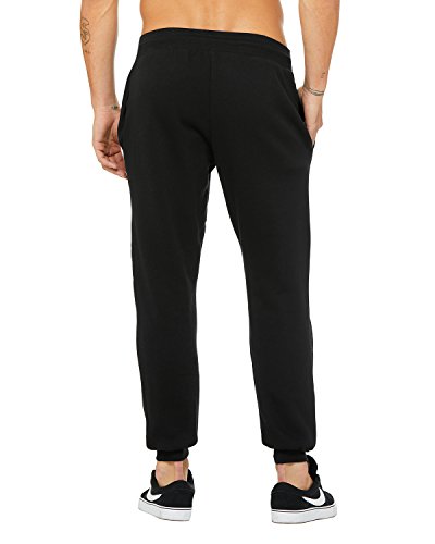 Bella + Canvas Unisex Jogger Sweatpant XS BLACK