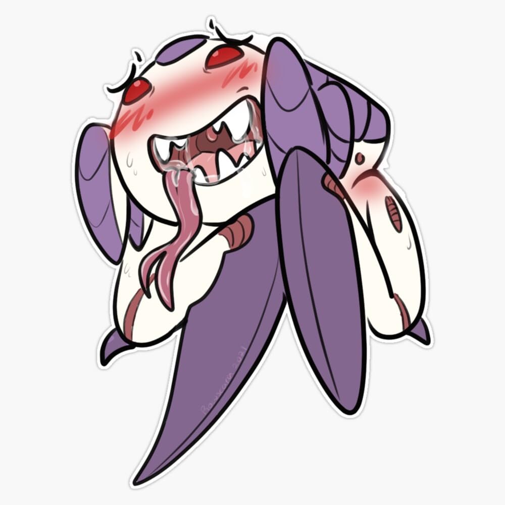 Blushing Tyranid Vinyl Window Bumper Sticker Decal 5"