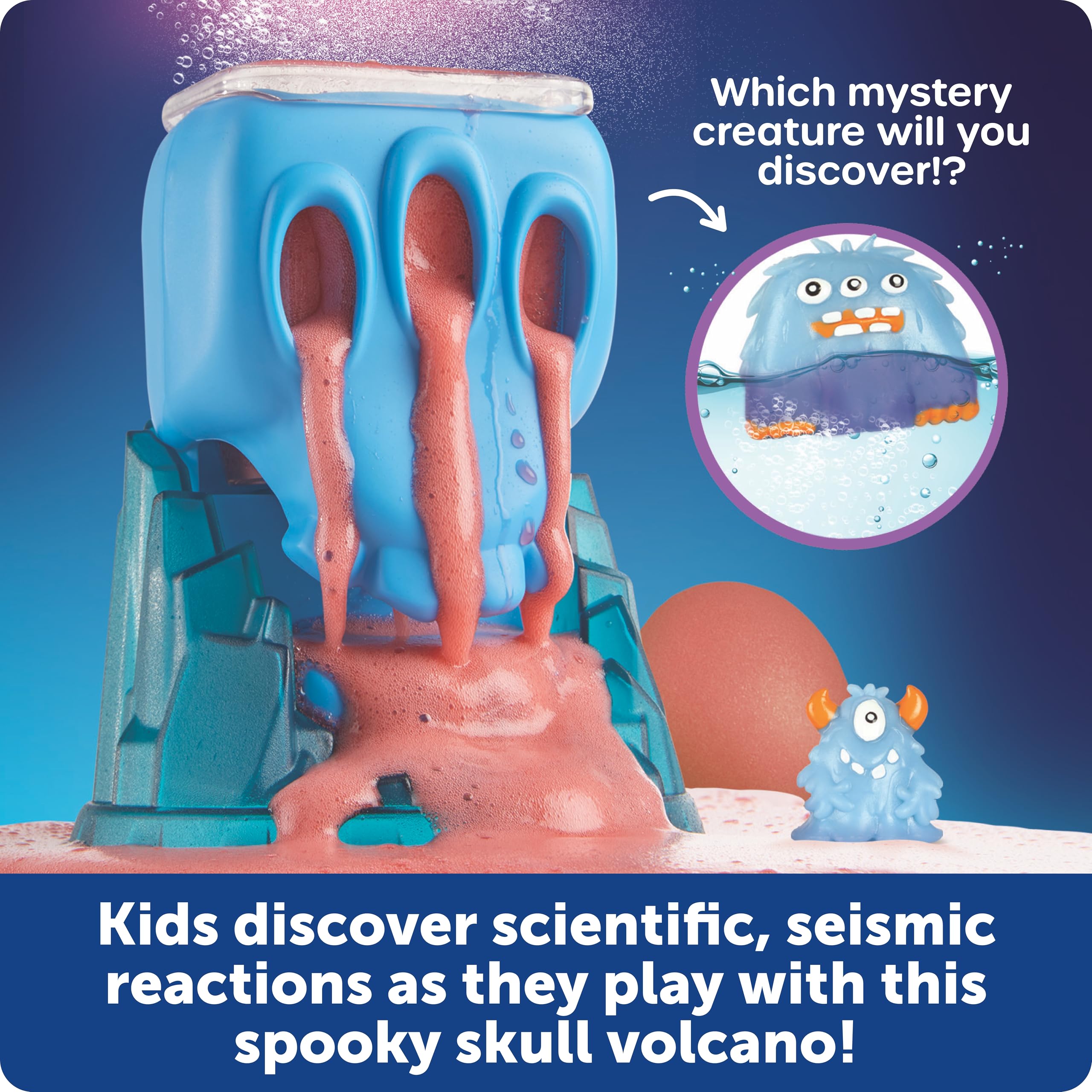 Learning Resources Beaker Creatures Skull Mountain Volcano, Preschool Science, STEM Toys, Fun Science Experiments for Kids, Ages 5+