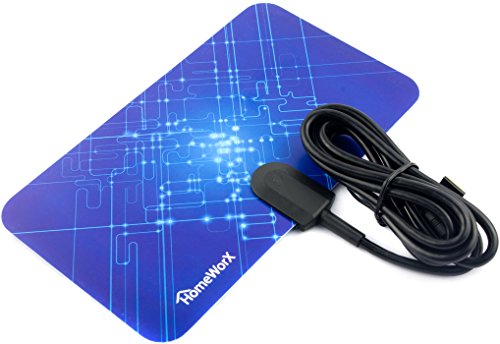 Mediasonic Homeworx HW110AN Super Thin Indoor HDTV Antenna - 25 Miles Range