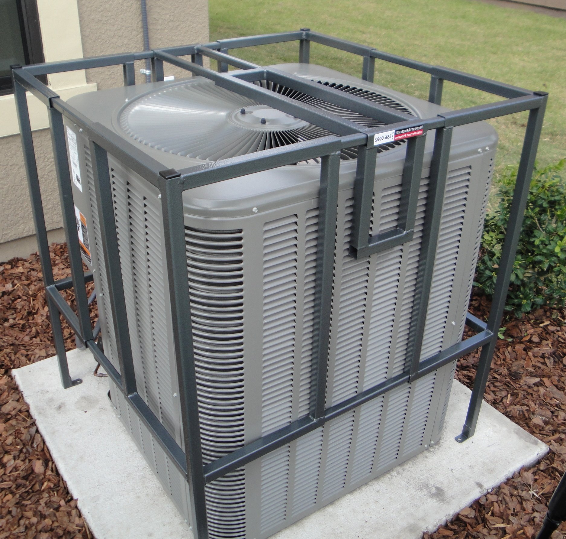 Property Armor Air Conditioner Adjustable Security Cage X90