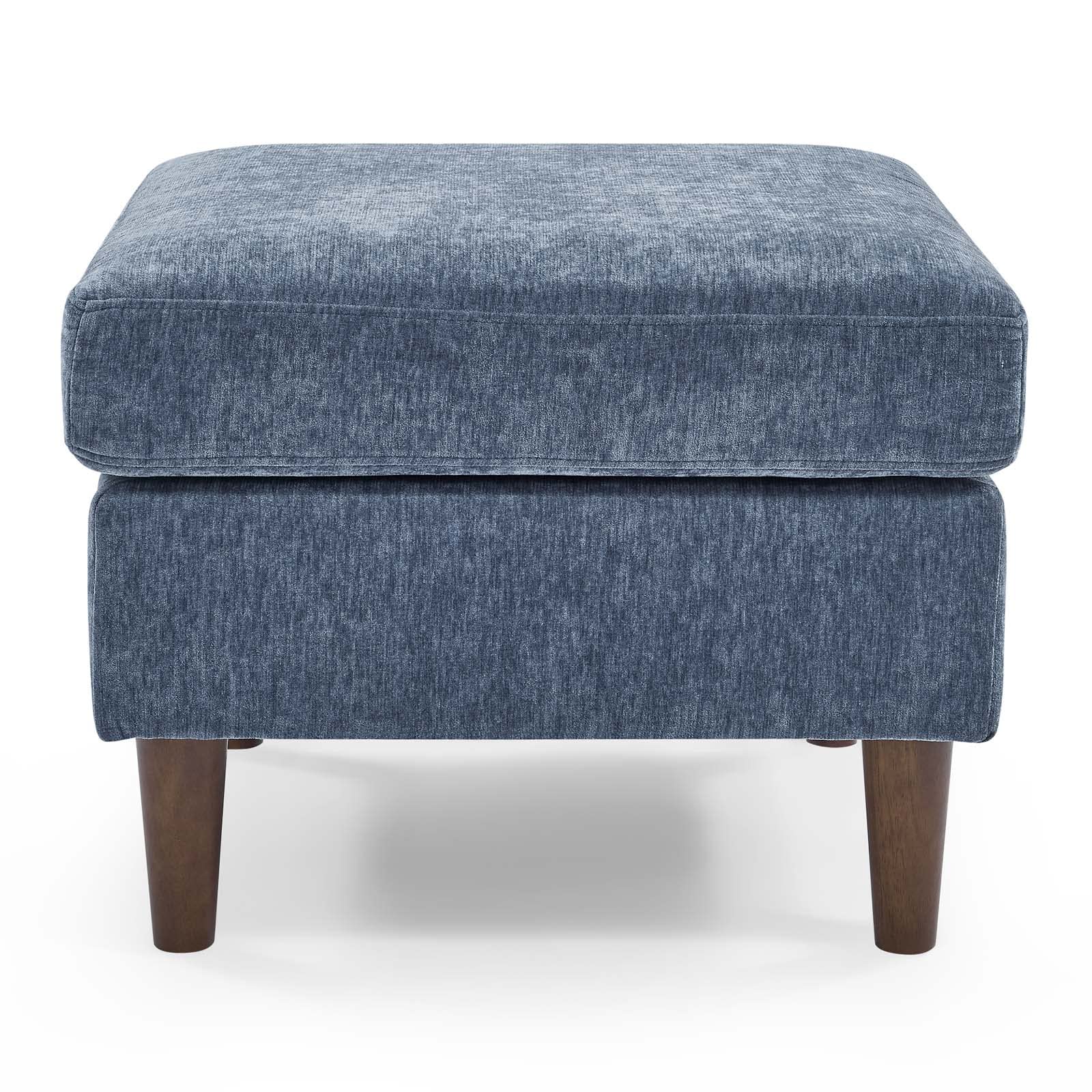DUNTRKDU 80" Convertible Sectional Sofa Couch, Modern 3-Seat Chenille L-Shaped Sectional Sofa with Removable Cushions and Storage Pocket Bag for Small Living Room, Small Space (Navy Blue)