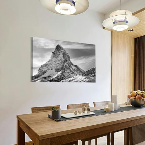 Matterhorn Canvas Wall Art Decor Paintings Pictures for Bedroom Wall Decor Above Bed Living Room Wall Decoration Bathroom Office Artwork