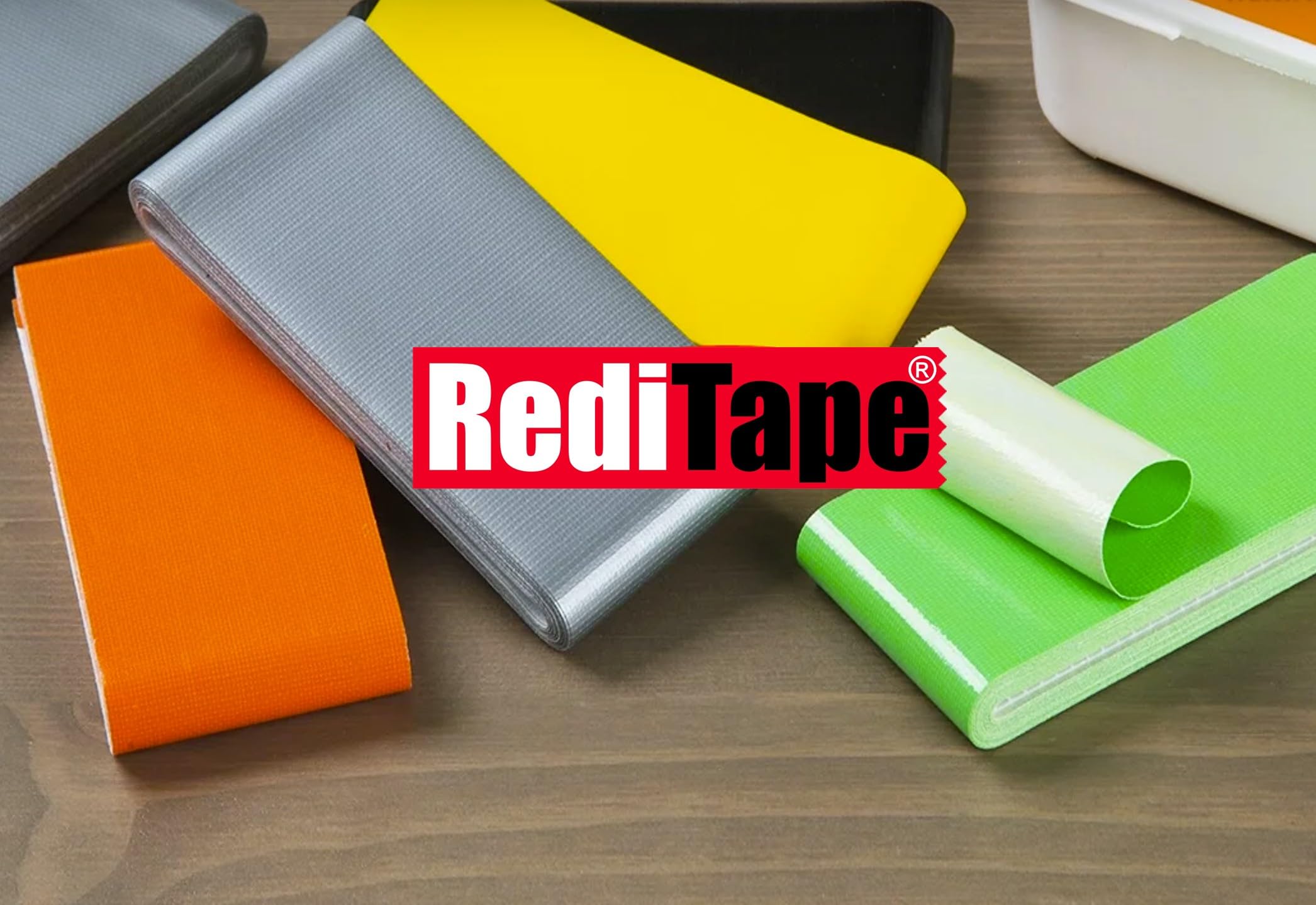 RediTape Travel Size Silver Duct Tape 2-Pack - Pocket Size Flat Thin Mini Roll - for Repairs Outdoors Emergency Crafts - 1.88 inch x 5 Yards per Pack