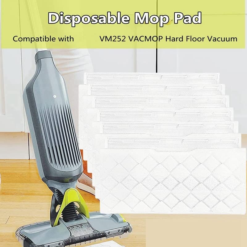 Howay Replacement Parts Disposable Hard Floor Pads Mop Cloths Compatible with for Shark VACMOP VM252 Vacuum Cleaner Accessories(1-10pcs) (2)