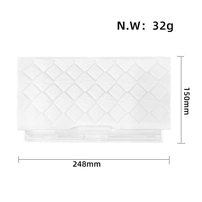 Howay Replacement Parts Disposable Hard Floor Pads Mop Cloths Compatible with for Shark VACMOP VM252 Vacuum Cleaner Accessories(1-10pcs) (2)
