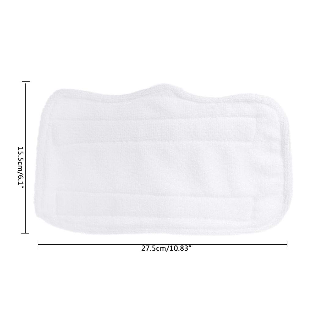 RY-CAN 5Pcs Steam Mop Soft Microfiber Cloth Covers for Shark S3101 Head Replacement Pad