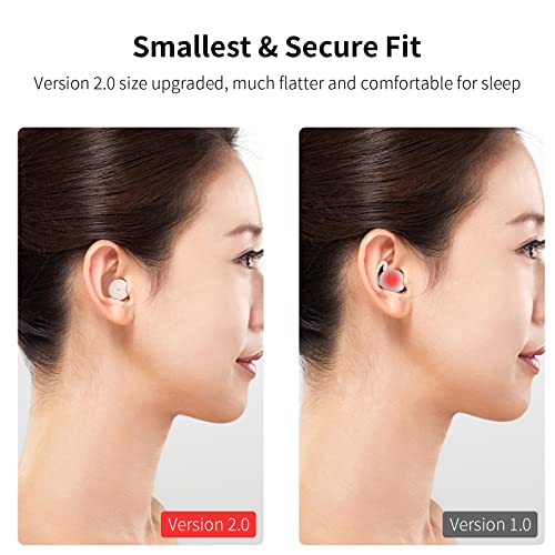 Sleep Earbuds Wireless Bluetooth Mini Earbuds for Sleeping,Work,Sports,Noise Blocking Lightweight,Comfortable Sleeping Headphones for Side Sleeper