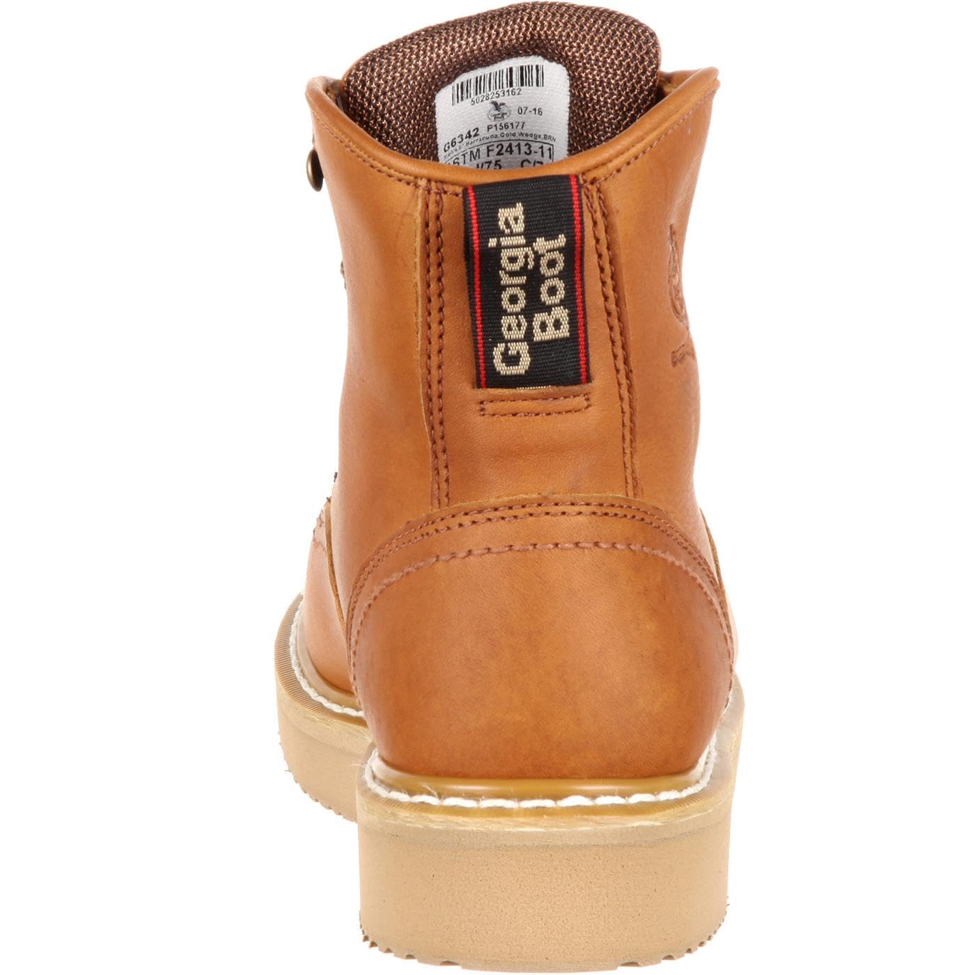 Georgia Boot Men's G6152 MNS 6" F&R Wedge, Multi, 6