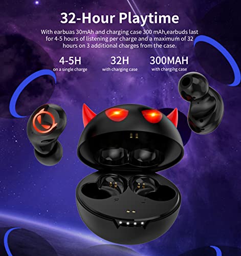 Togetface Wireless Earbuds,Bluetooth in Ear Headphone with Microphone Comfort&Lightweight Earphone with Noise Cancellation,3D Surround Stereo Bass,Long Life Portable Mini Charging Case for Sport