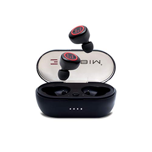 GR8IM Wireless Earbuds TWS Stereo Bluetooth 5.0 in-Ear Headphones with Deep Bass, Built-in Mic, Answer Phone Call Earphone IPX5 Waterproof Sports Earpiece with Charging Case