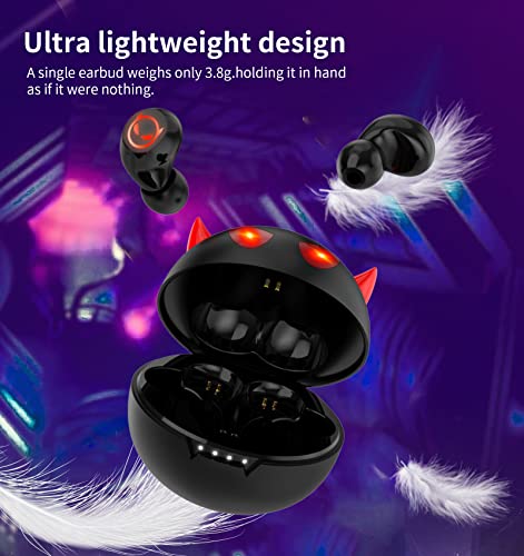 Togetface Wireless Earbuds,Bluetooth in Ear Headphone with Microphone Comfort&Lightweight Earphone with Noise Cancellation,3D Surround Stereo Bass,Long Life Portable Mini Charging Case for Sport