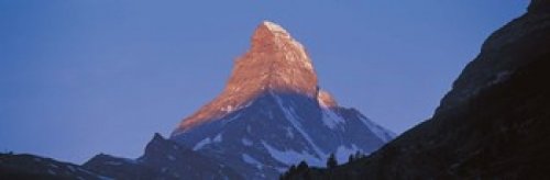 Posterazzi Mt Matterhorn Zermatt Switzerland Poster Print, (36 x 12)