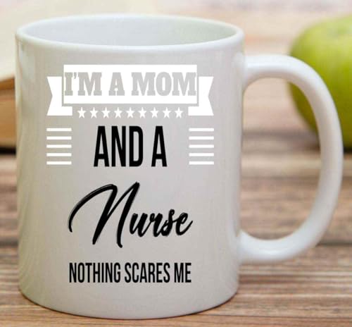 Answer: Adorable Nurse Mom Gifts - Womens Sweat Quote - Birthday Present for Daughter - 11 Oz White Ceramic Coffee Mug