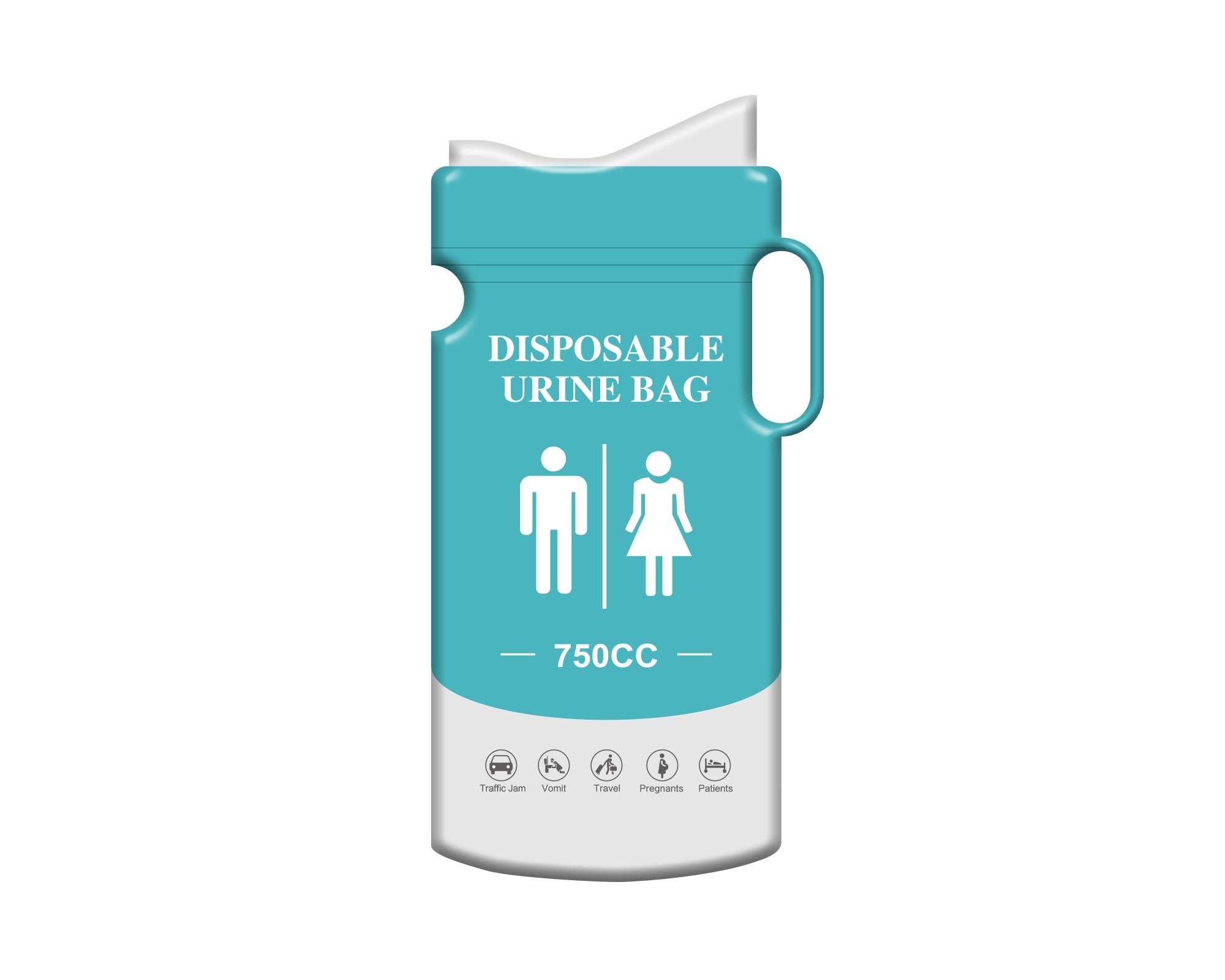 12pcs Disposable Urine Bags Pee Bag for Travel Emergency Portable Urinal Bag Sap Bags Vomit Bags Unisex Urinal Bag